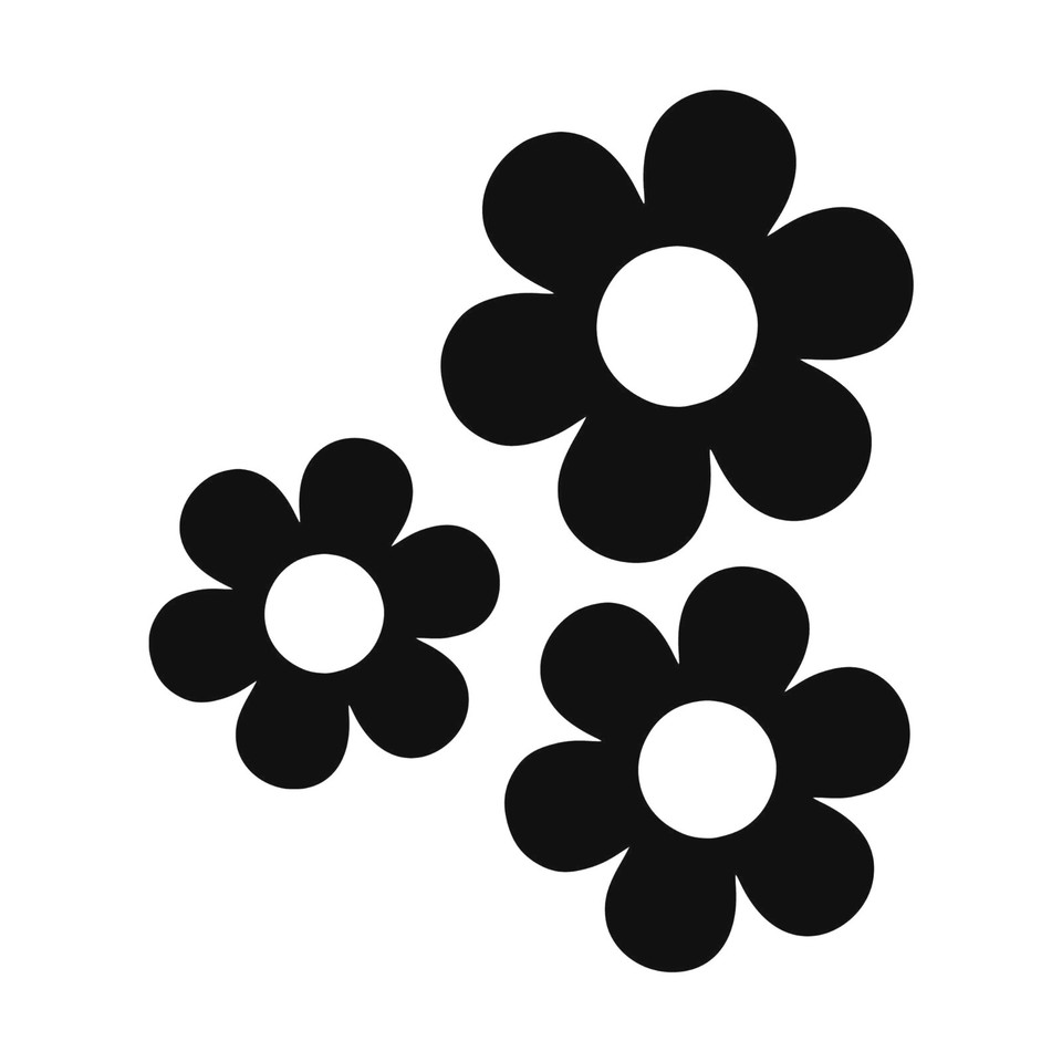 Flower Stickers 3 Pack Floral Decals | eBay