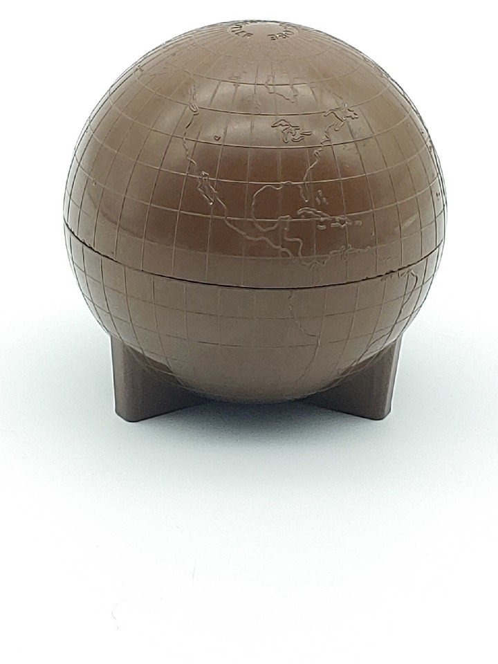 RARE ink well SANFORD Co. GLOBE TRAVELER brown bakelite vintage W Ink ...