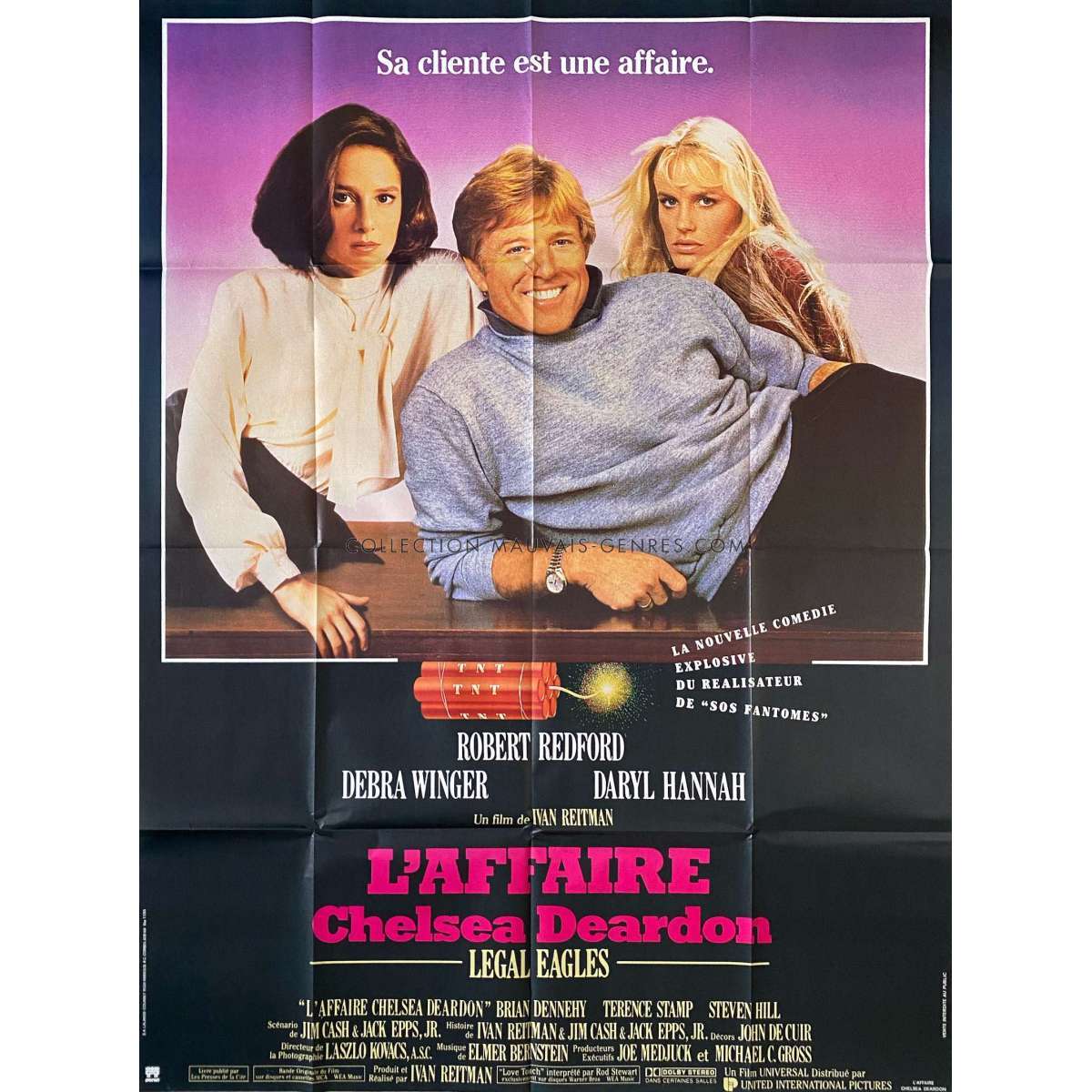 LEGAL EAGLES French Movie Poster - 47x63 in. - 1982 - Ivan Reitman ...