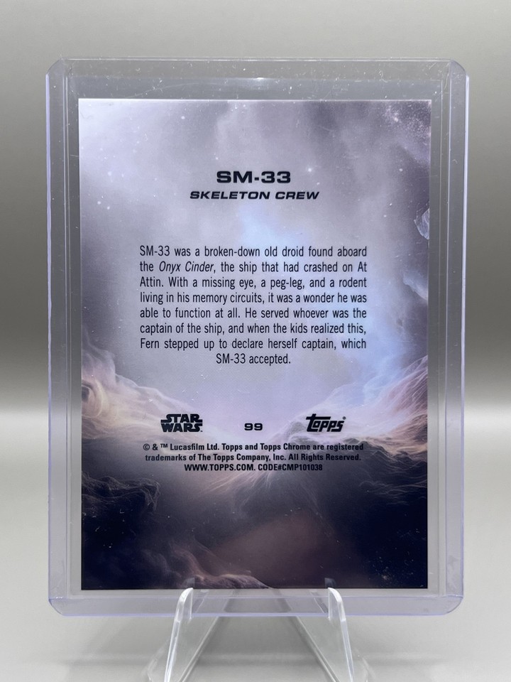 2025 Star Wars Chrome #99 SM-33 Orange Pulsar Refractor 11/25 | eBay