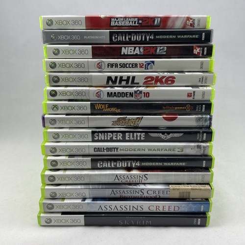 Random Xbox 360 Video Games x15 Lot with manuals | eBay