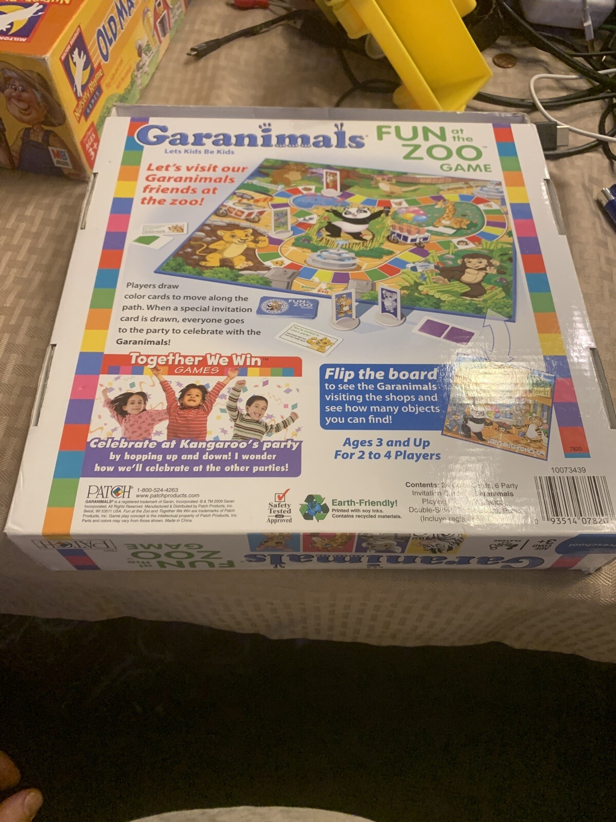 2009 PATCH GARANIMALS " FUN AT THE ZOO GAME " PRE=SCHOOL 3+ 100% ...