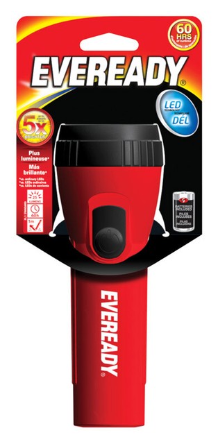 Eveready Economy Led Flashlight Blue Batteries included for sale online ...