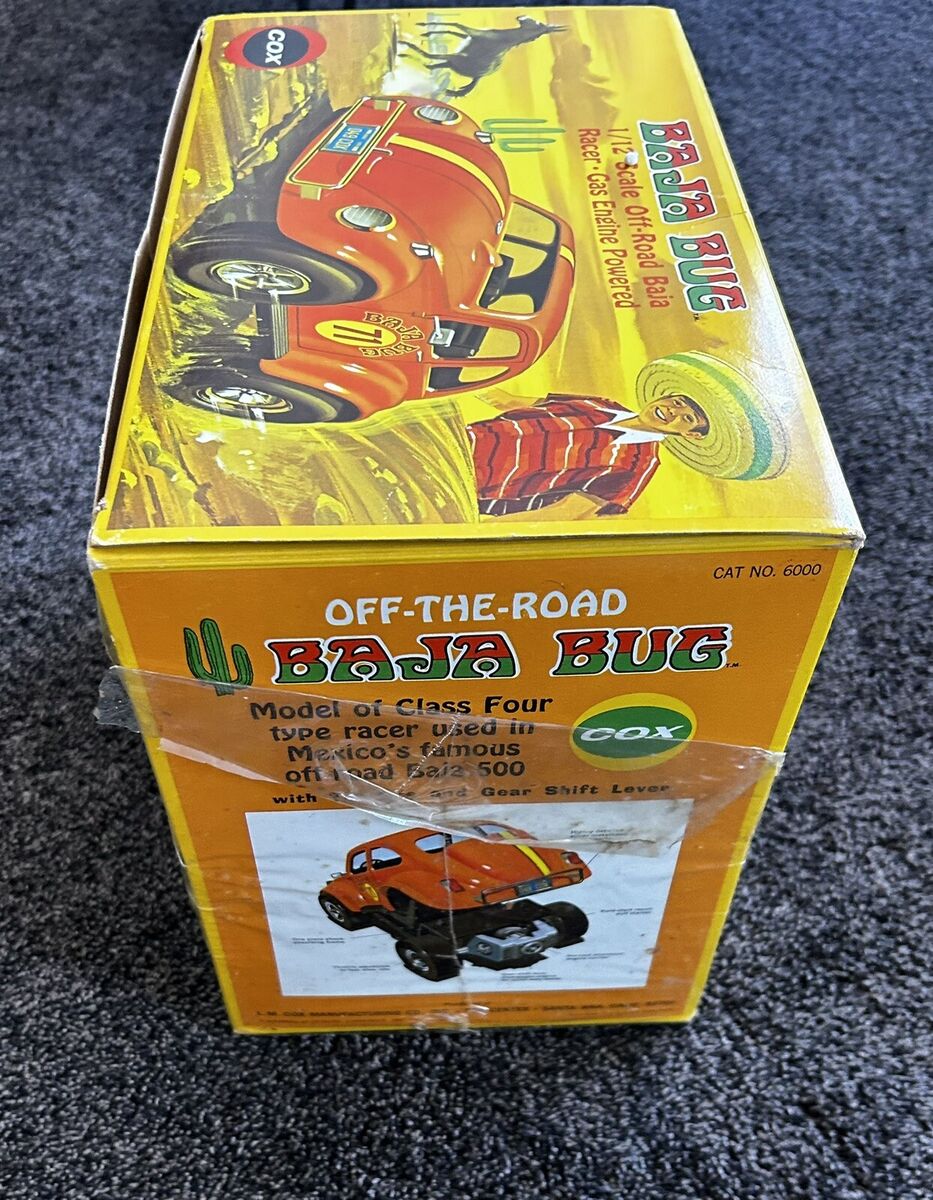 Cox 1970 VW Baja Bug Gas Powered Tether Car Testors Cox 1970 VW Baja Bug Gas Powered Tether Car Testors