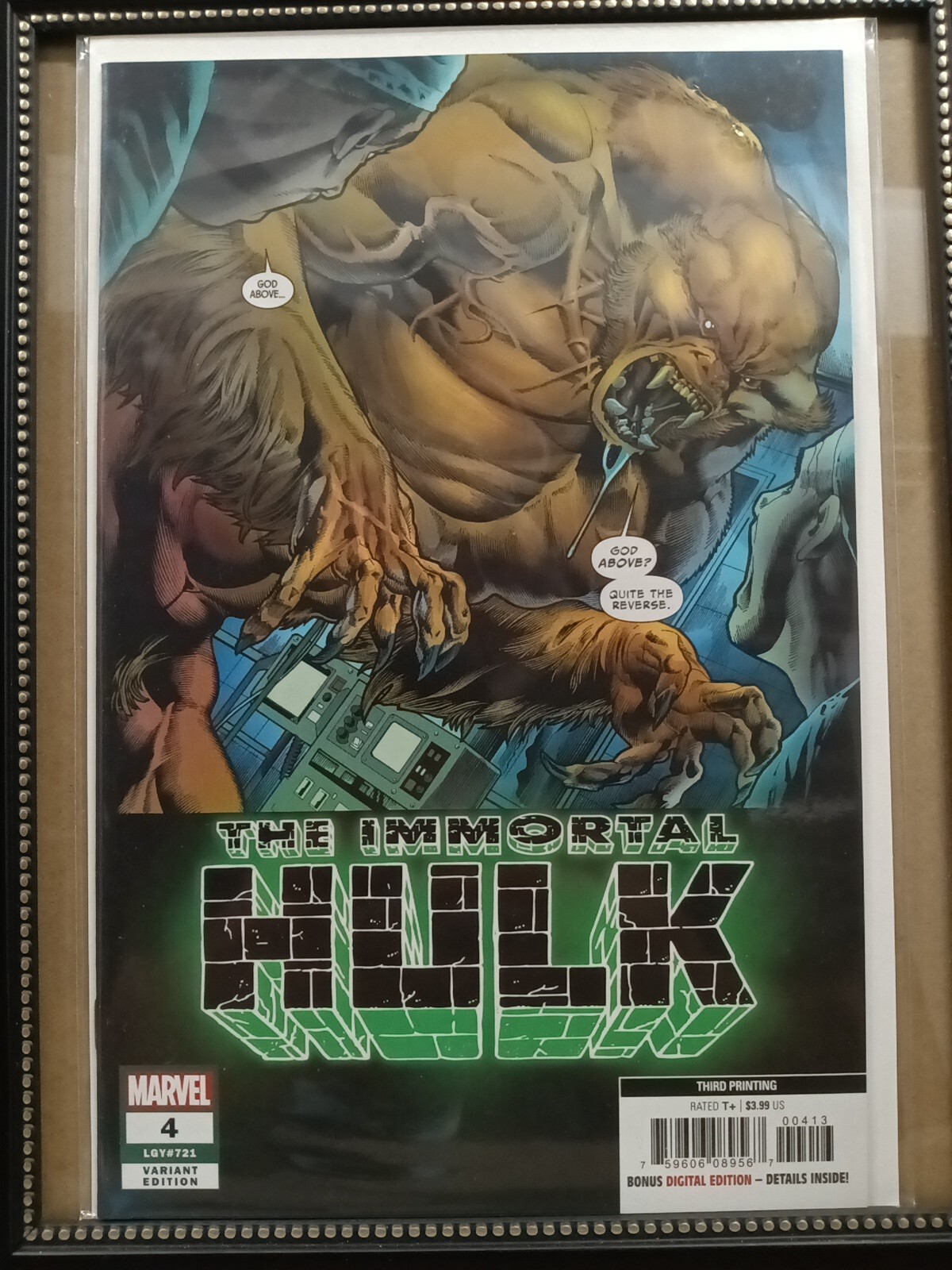 IMMORTAL HULK #4 (2018) 3rd Print, Al Ewing, Joe Bennett, Marvel Comics ...