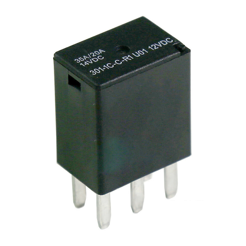 Universal New Automotive Relay 301-1C-C-R1 U01 12VDC 35A 5 Pins | eBay
