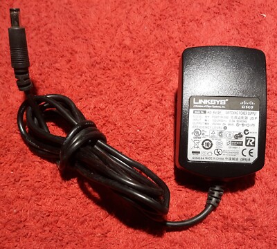 D16) OEM Linksys AC Power Adapter #AD5V/2F for; WBP54Gv2, WETT11v2 ...