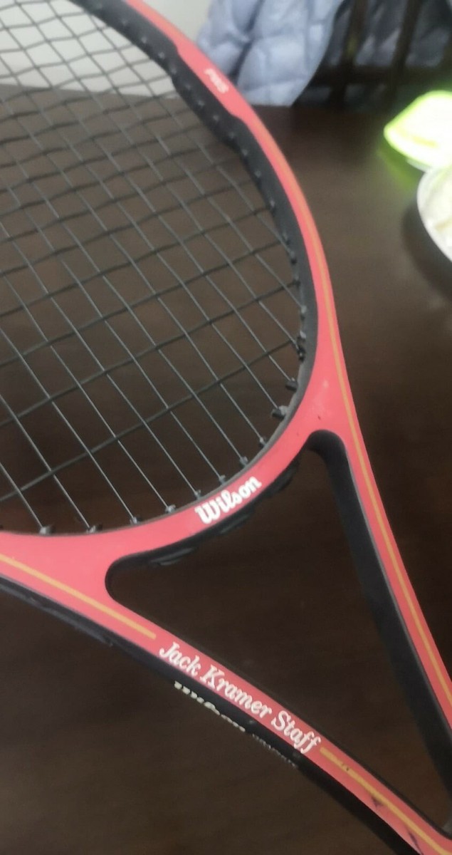 Wilson Jack Kramer Staff Mid 85 Made in St. Vincent 4 3/8 Wilson Jack Kramer Staff Mid 85 Made in St. Vincent 4 3/8