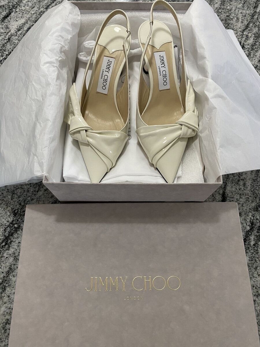 Jimmy Choo Patent Leather Elinor SB65 Slingback Pumps Jimmy Choo Patent Leather Elinor SB65 Slingback Pumps