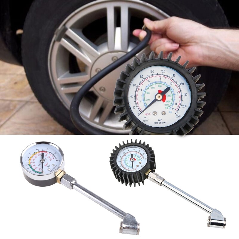 Tire Pressure Gauge Car Barometers Tyre Meter Auto Tester Monitoring ...