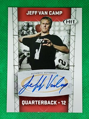 Jeff Van Camp 2011 Sage Hit Card #A13 Rookie Autograph - Florida ...