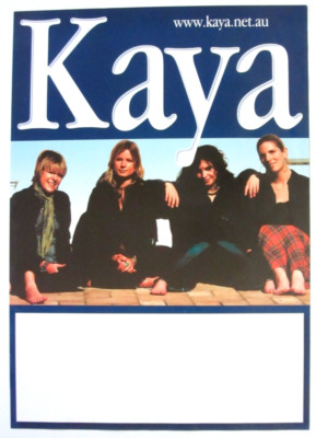 KAYA ORIGINAL TOUR POSTER | eBay