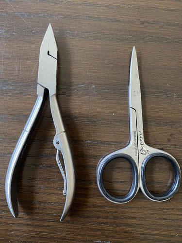 2-pcFeet Care Tools Toe Nail Toenail Cutter Cuticle Nipper Clipper ...