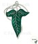 SILVER VEINS Elven Leaf Brooch Pin Badge Hobbit LOTR Lord of The Rings ...