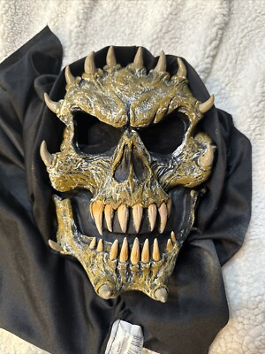 Totally Ghoul Crypt Creature Skeleton Skull Halloween Mask | eBay