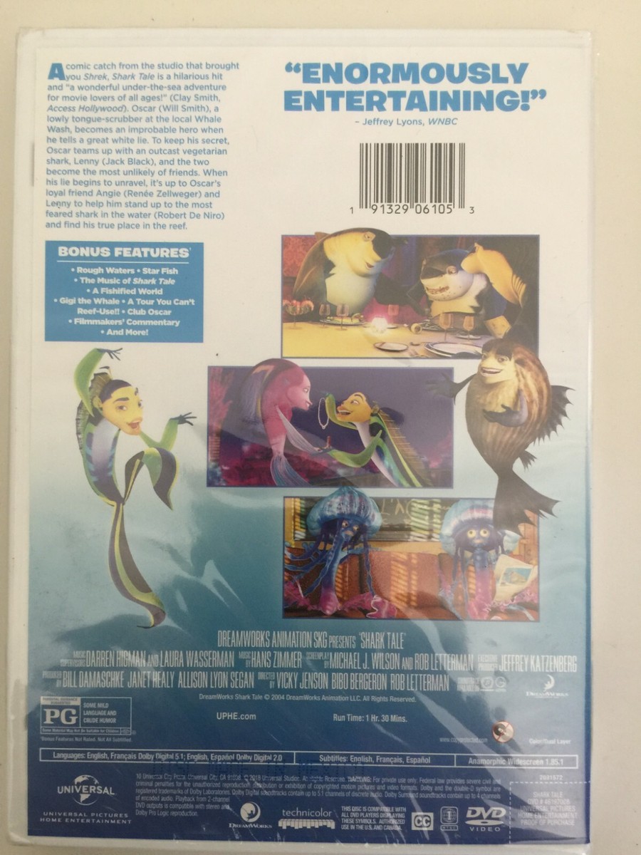 Shark Tale Dvd Plate