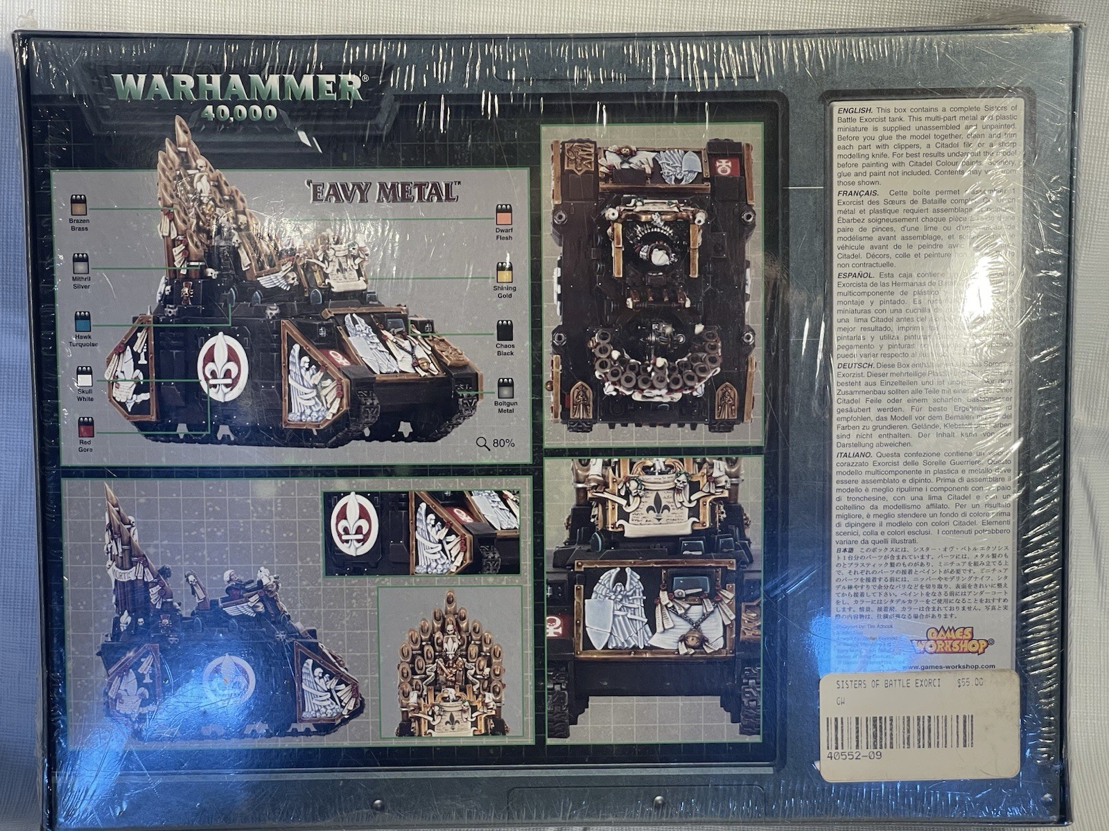 Sisters of Battle Exorcist Tank (Warhammer 40k 3rd Ed.) NIB Sealed | eBay