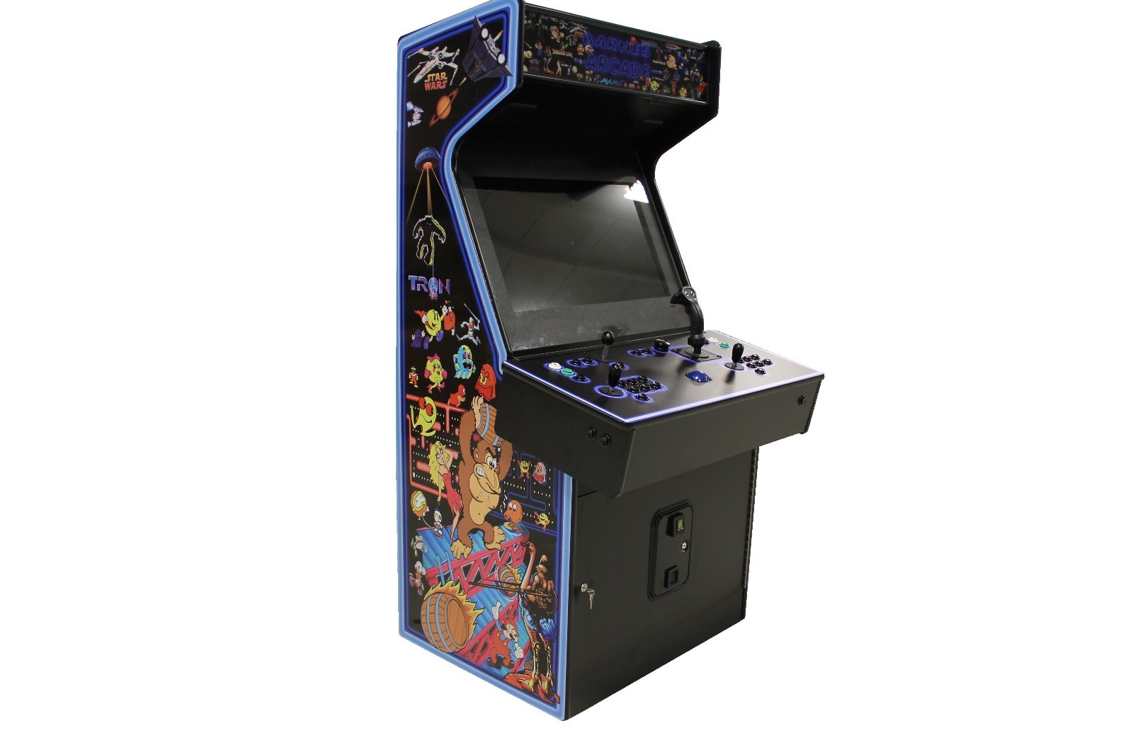 2 Player 32" Multi-Game Retro Home Classic Video Arcade #1 Rated MAME ...