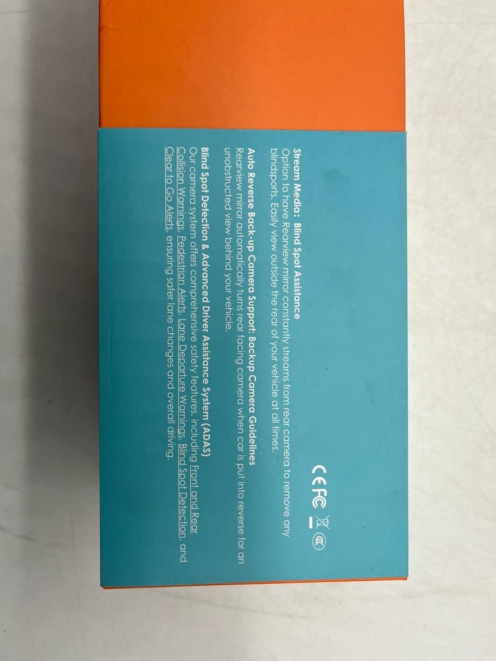 Rexing - M2Max Pro Front + Rear 4K + 1080p GPS Mirror Dash Cam - Brand ...