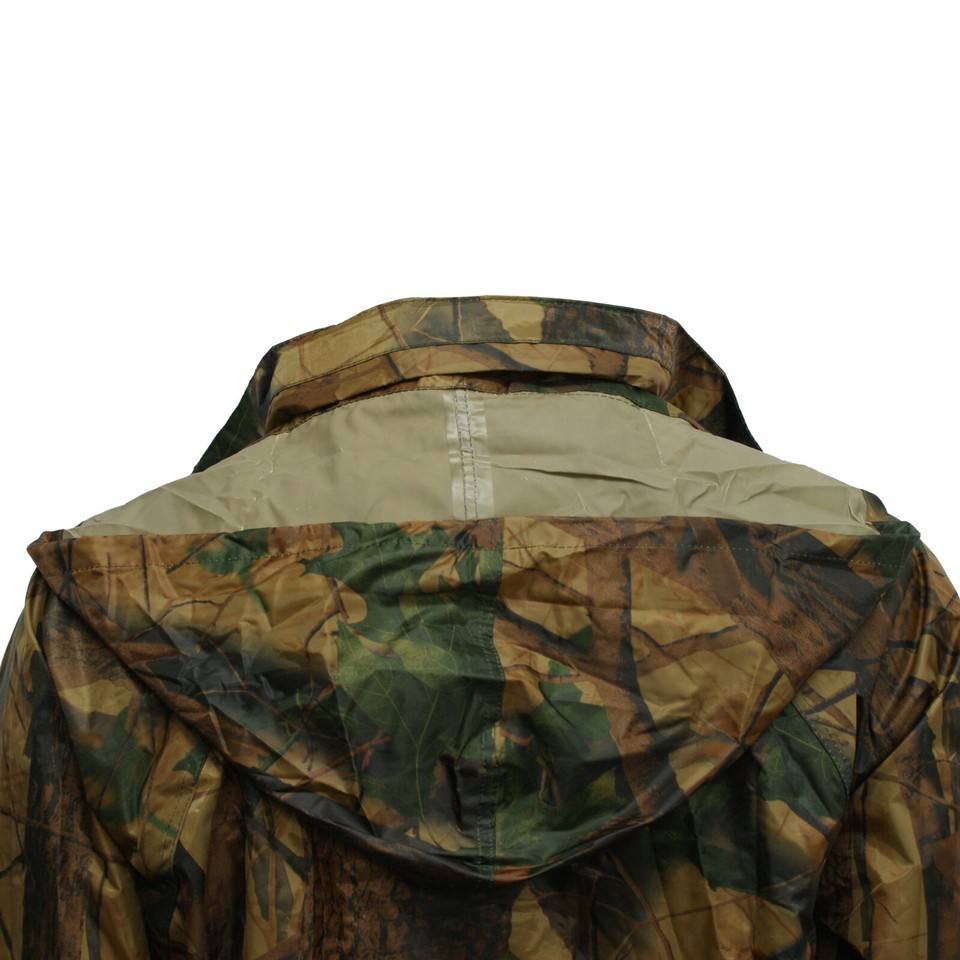 Waterproof Jacket Raincoat Hiking Camping Fishing Hunting Rain Tree ...