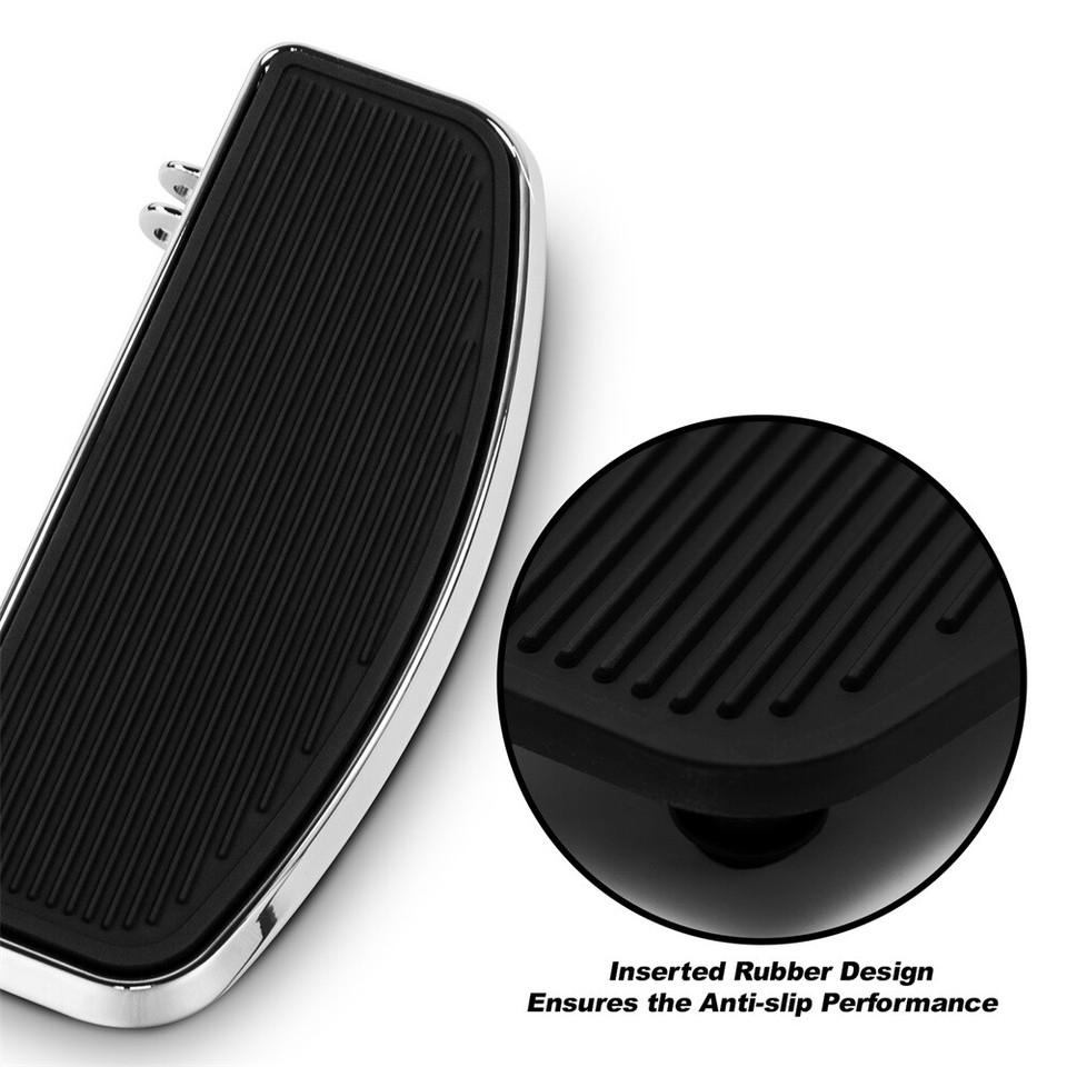 Rider Driver Front Floorboard Footboard w/Mount For Harley Softail ...