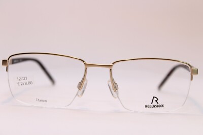 Herren Brille Rodenstock Titanium R7036 A Gold 55[]18 Panto Titan | eBay.de