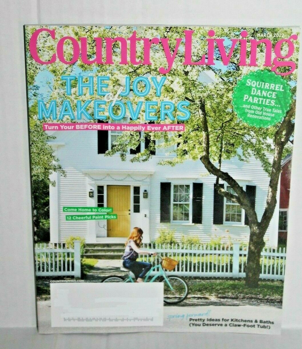 Country Living Magazine March 2022 The Joy Makeovers - Squirrel Dance ...