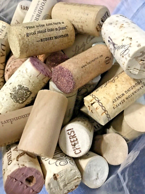 Wine Corks for Crafting 100+ corks Assorted Wine Types and Names | eBay