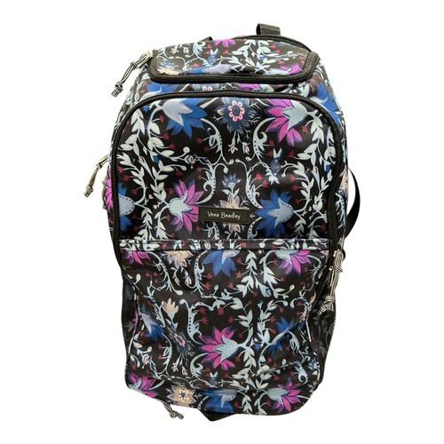 Vera Bradley Lighten Up Grand Backpack in Bramble Purple Floral Print ...