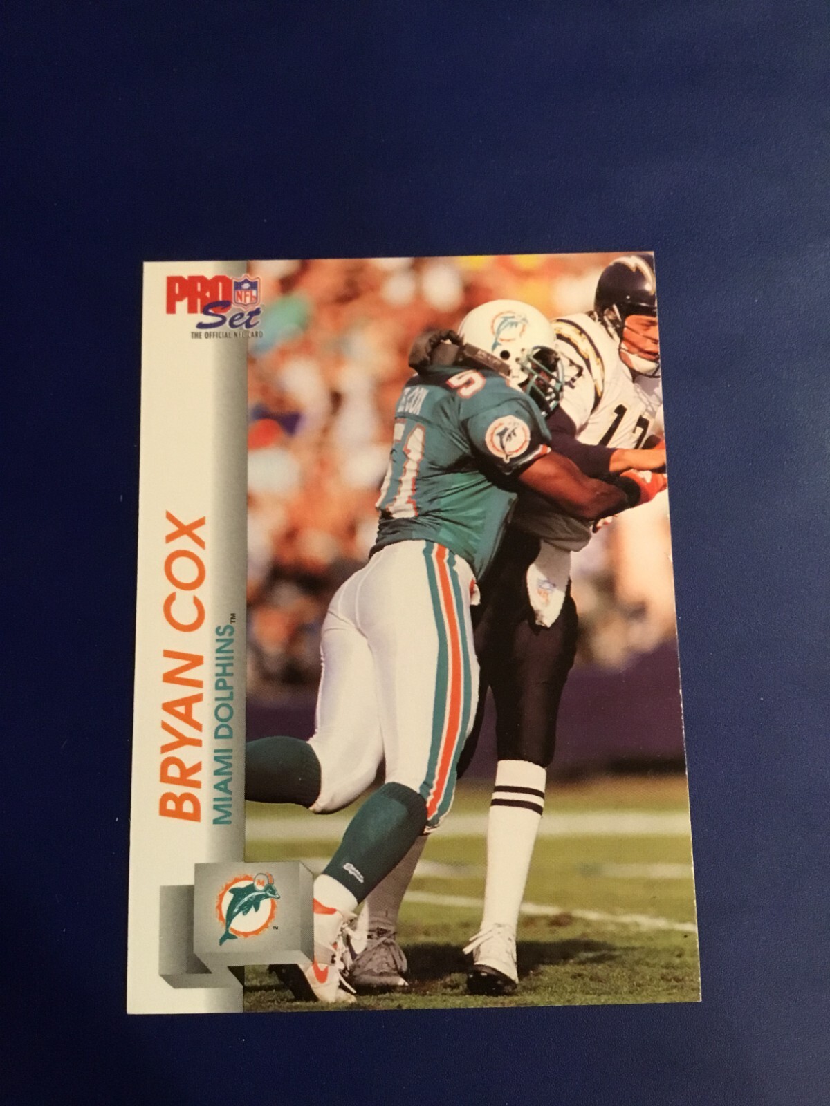 1992 Pro Set # 557 BRYAN COX Miami Dolphins Nice ! | eBay