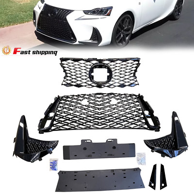 For 2017-22 2019 Lexus IS250 IS300 IS350 Front Grille Assembly F sport ...