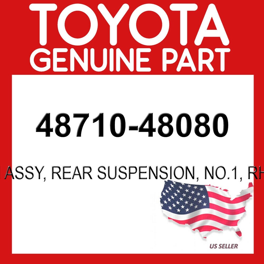 Toyota Genuine 48710-48080 Arm Assy Rear Suspension No.1 RH/LH OEM ...