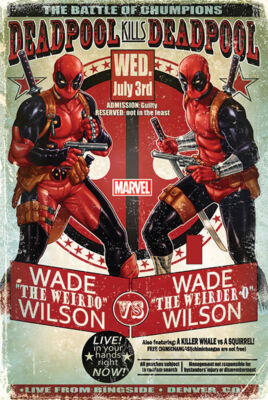DEADPOOL VS POSTER 24x36 - 3796 | eBay
