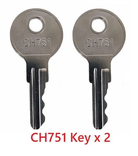 2x CH751 Key Cut To Code Motorhome RV Water Filler Luggage Compartment ...
