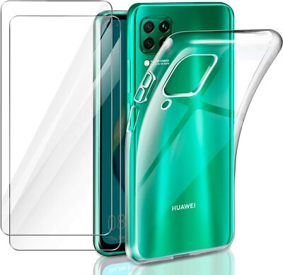 CUSTODIA TPU COVER per HUAWEI P40 / LITE / PRO / 5G + PELLICOLA VETRO ...