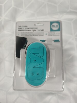 Tab Punch (File) by We R Memory Keepers, With Punch & 6 Tab Adhesives ...