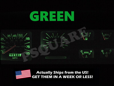 Gauge Cluster LED Dash kit Green For Ford 80 86 F100 F150 F250 F350 ...