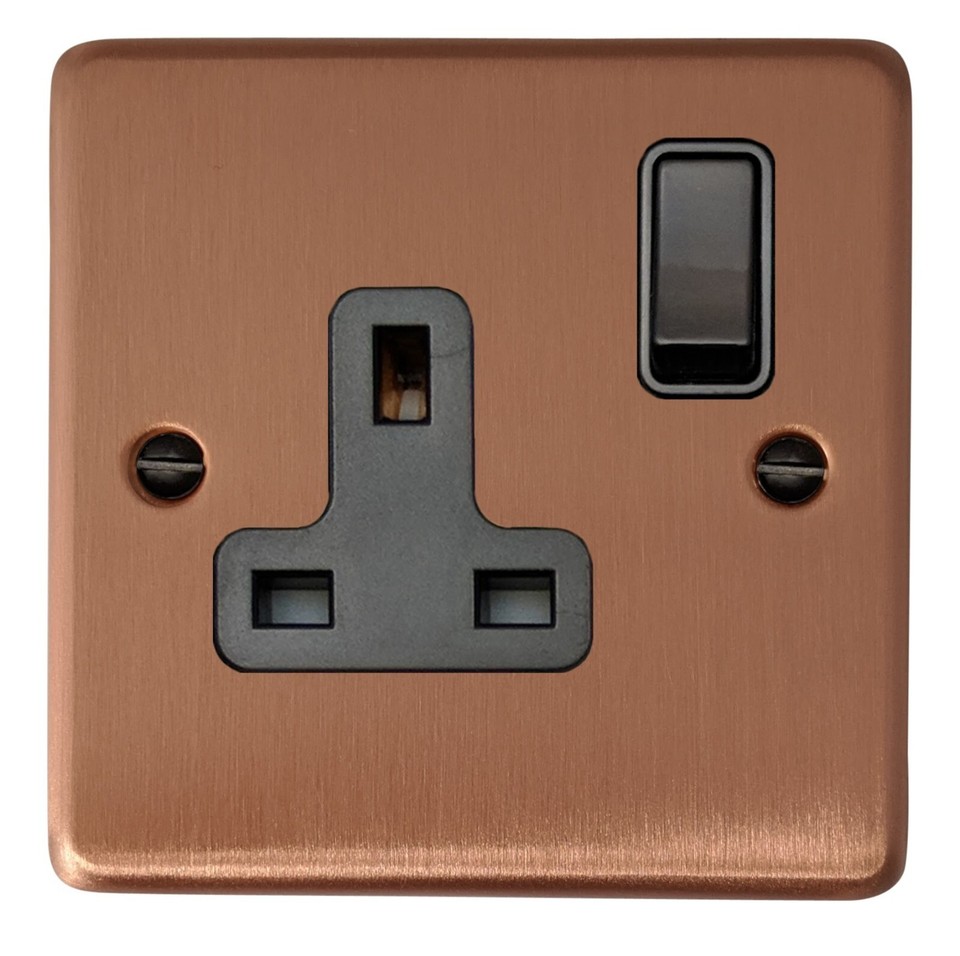G&H Rose Gold CRGB Plug Sockets, Light Switch, Plug Socket, USB, Dimmer ...