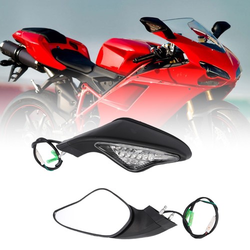 Motorcycle Rearview Mirrors For Ducati 848 EVO 2008-13 1098 1098S 1098R ...