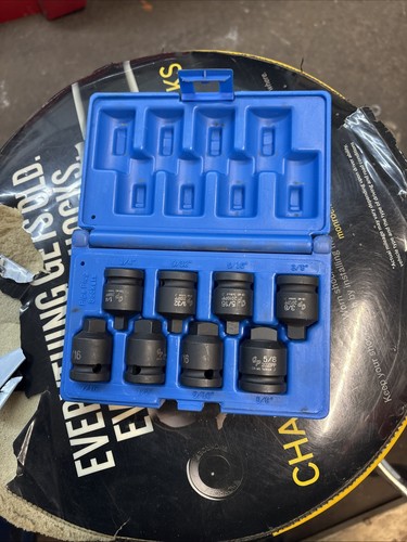 Grey Pneumatic 1308P 8 Piece 1/2" Drive 4 Point Pipe Plug Impact Socket ...