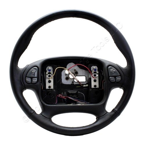 GM OEM Leather Dark Gray Steering Wheel for 1994-02 Pontiac Firebird ...