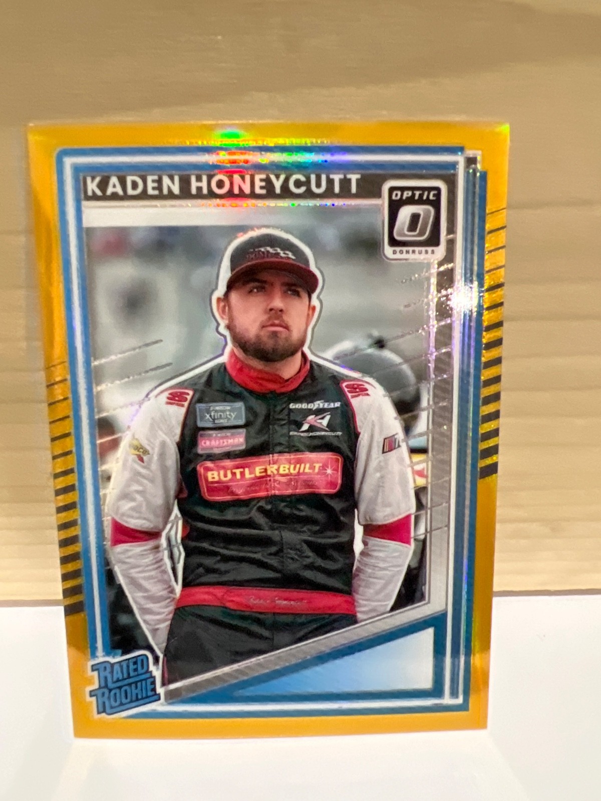 Kaden Honeycutt 2025 Donruss NASCAR #96 Base Optic Rated Rookie ...