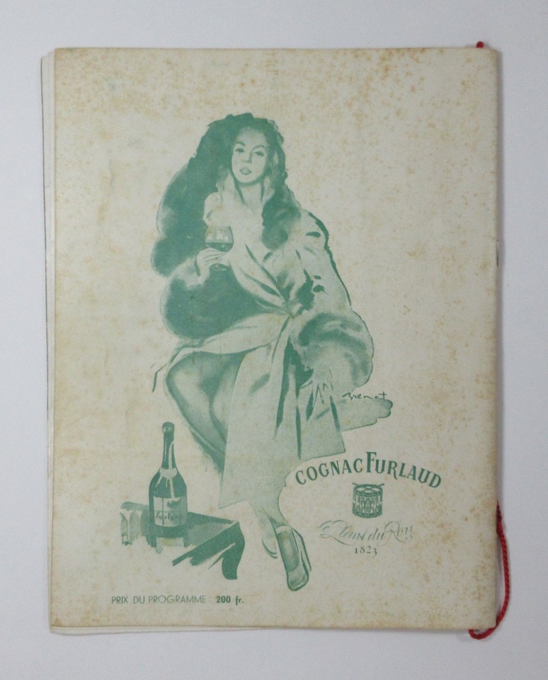 Vintage Burlesque Cabaret Striptease Program La Nouvelle Eve Paris Show ...