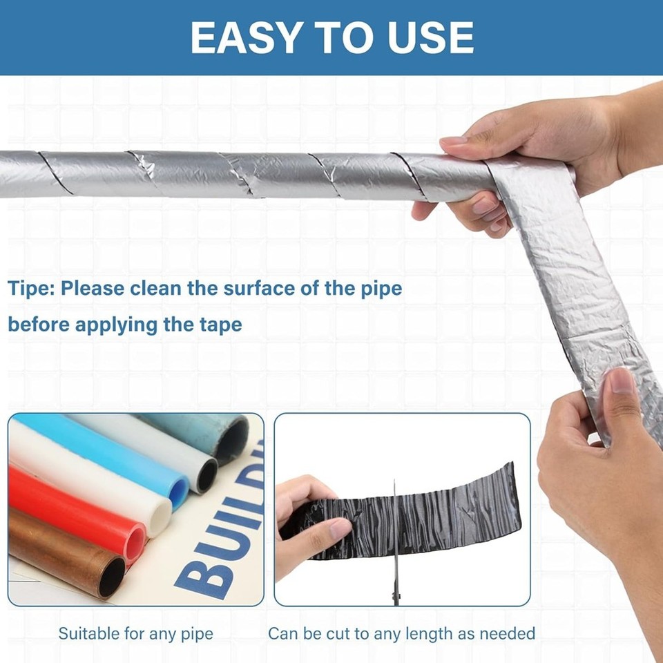 Pipe Wrap Insulation, Aluminum Foil Facing Pipe Wrap Insulation Tape ...