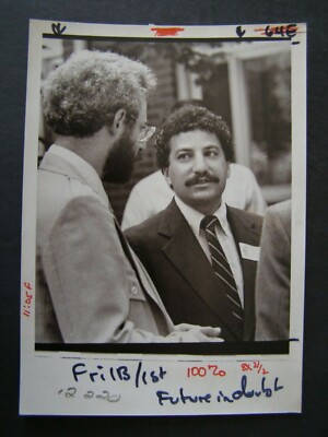Glossy Press Photo Dept of Mental Health Sen George Bachrach & Harold ...