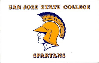 SJSU SAN JOSE STATE COLLEGE SPARTANS CALIFORNIA MASCOT Collegiate ...