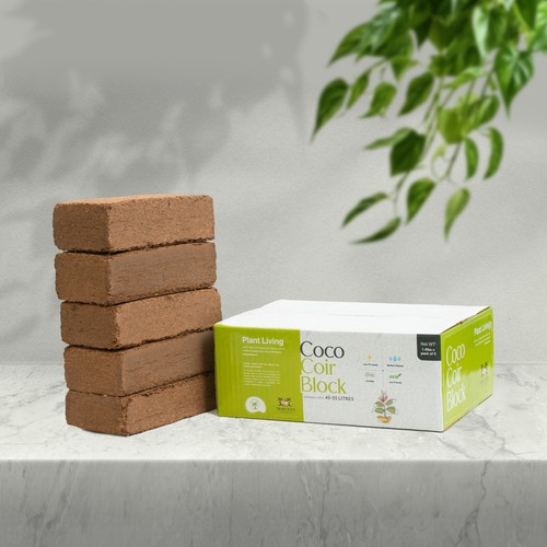 Best Coco Peat-Premium Coir Pith 5 Brick Pack,650g/1.4 Lbs,Lowest EC ...