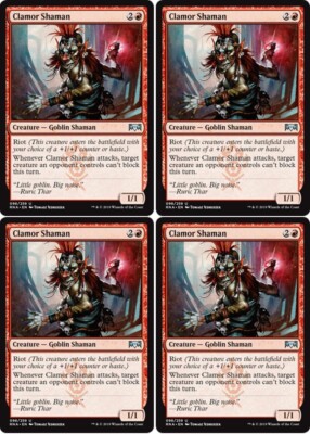MTG - 4x CLAMOR SHAMAN - Ravnica Allegiance (U) | eBay Australia