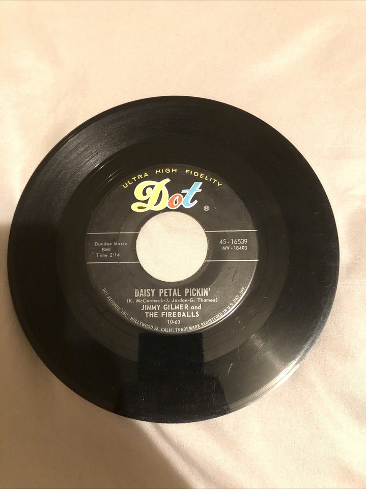 Jimmy Gilmer And The Fireballs When My Tears Have Dried/ Daisy Petal ...