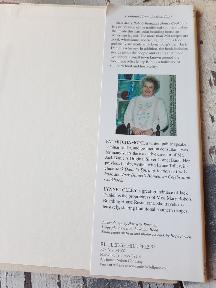 Miss Mary Bobo's Boarding House Cookbook Hardcover | eBay